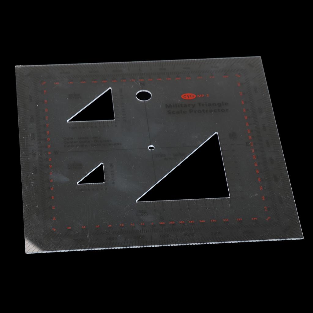 Buy Military Triangle Scale Protractor Topographic Map Graphic Training ...