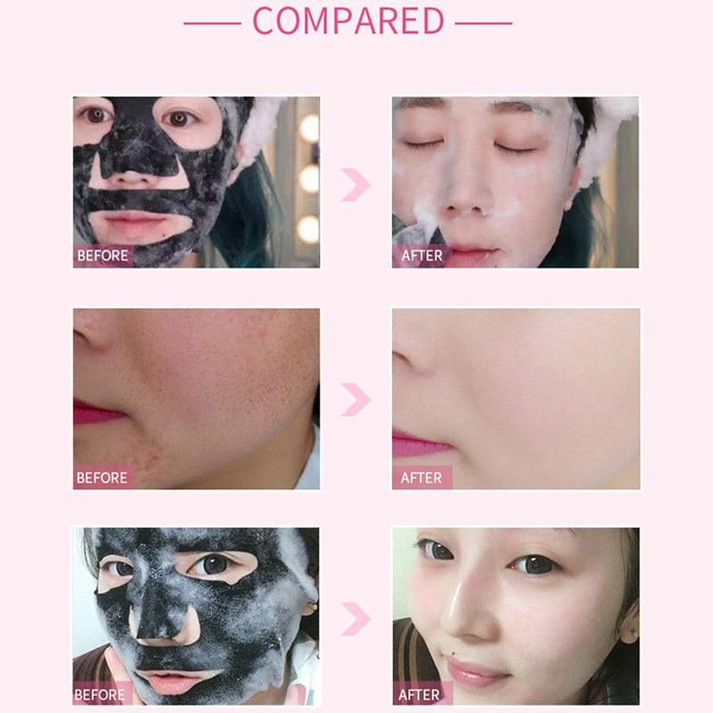 Buy Oxygen Bubble Mask Cosmetic Moisturizing Bamboo Charcoal Black Face ...
