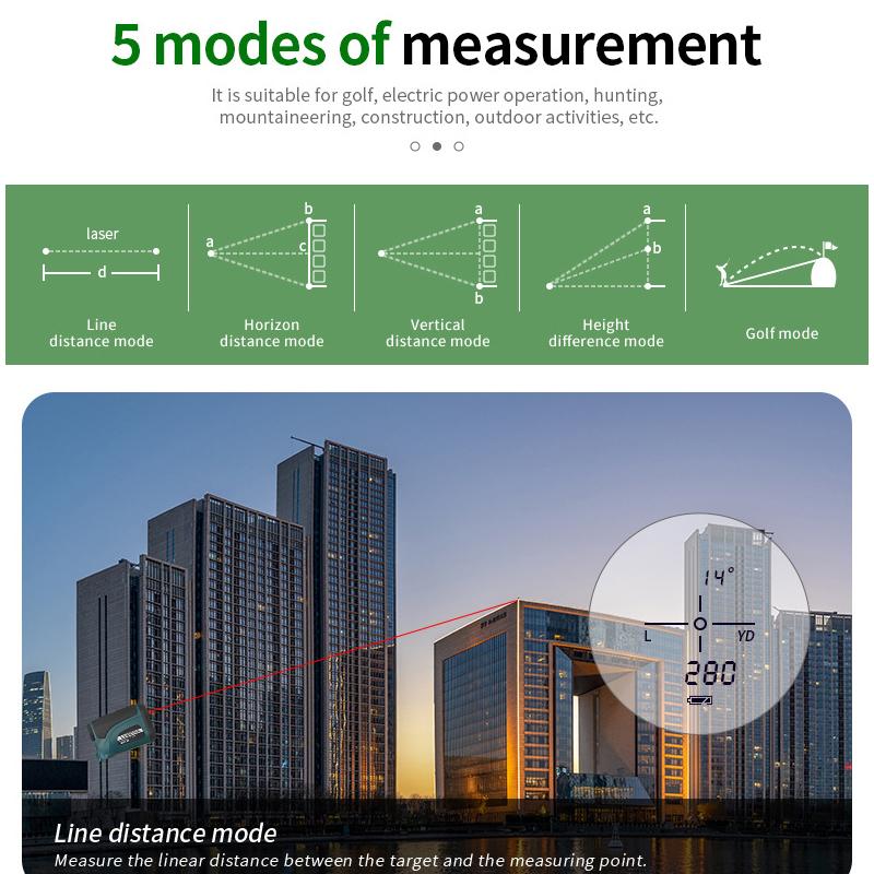 Cheap 800/1200/1600/2000m Telescope Laser Rangefinder for Hunting ...