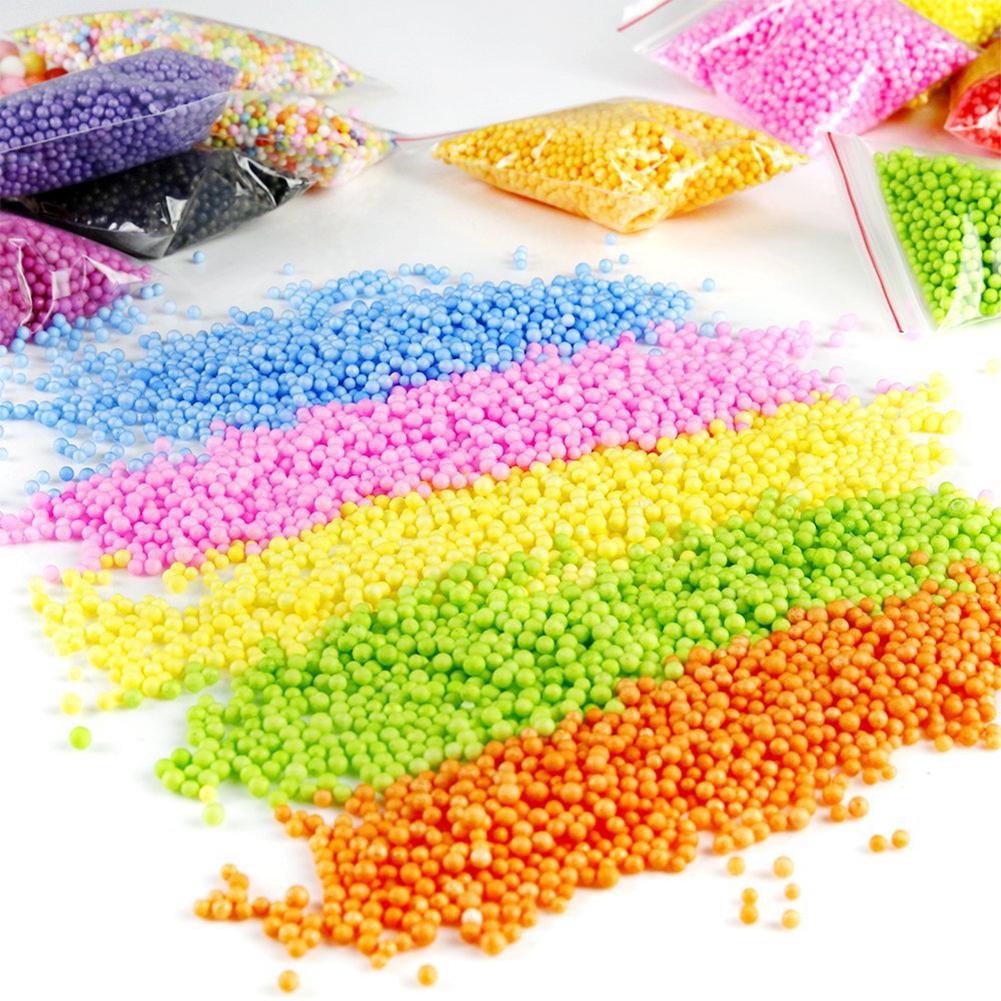 60pcs colorate spuma mingea granule plat perle pulbere de aur zahăr ...