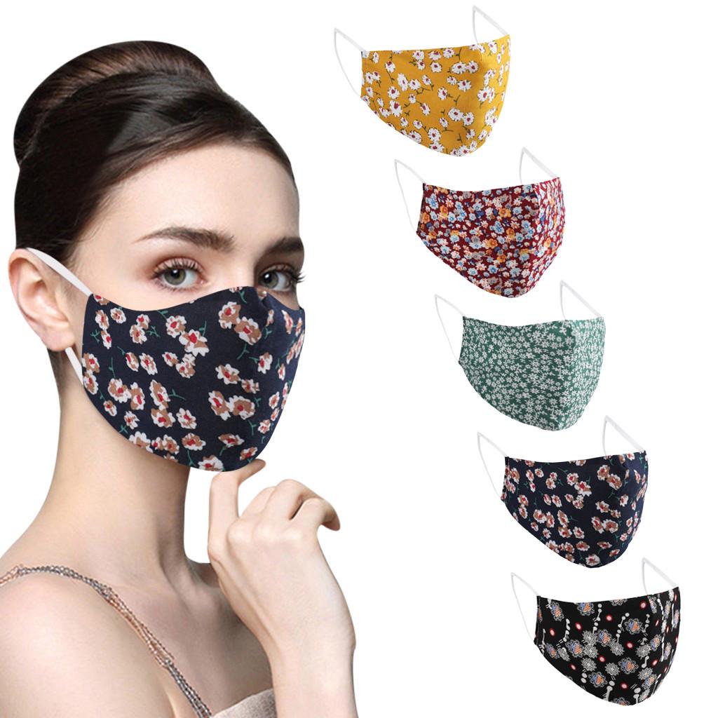 Mouth Face cover Cotton Dust Reusable and Washable Protection Cloth ...