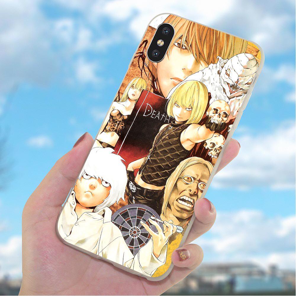 Buy Death Note Phone Case for iPhone Xs Max Cover X 6 6S XR 8 Plus 7 5S ...