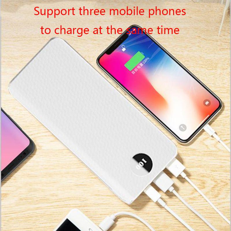 Buy Dual USB Type-C Power Bank Shell DIY Kit 20000mAh 8x18650 Battery ...