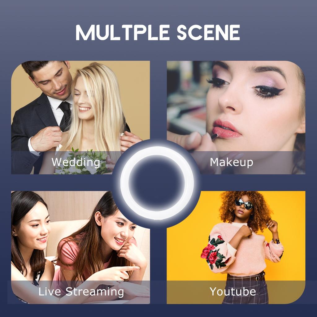 26cm LED Ring Light Beauty Light Photo Studio Light With/without 50/110 ...