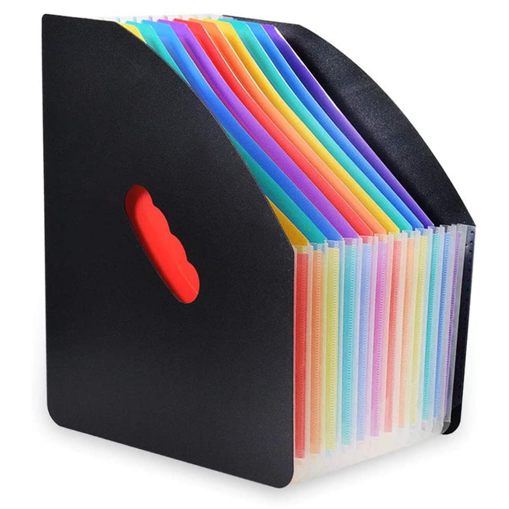 Expanding File Folder, Pocket Plastic A4 Concertina Expandable File ...