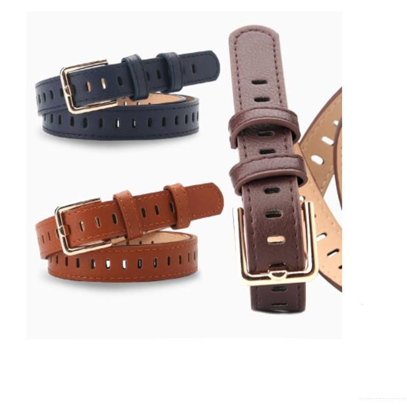Mode Wide Belt Drilling Jeans Gürtel Weibliches Leder Bund für Jeans ...