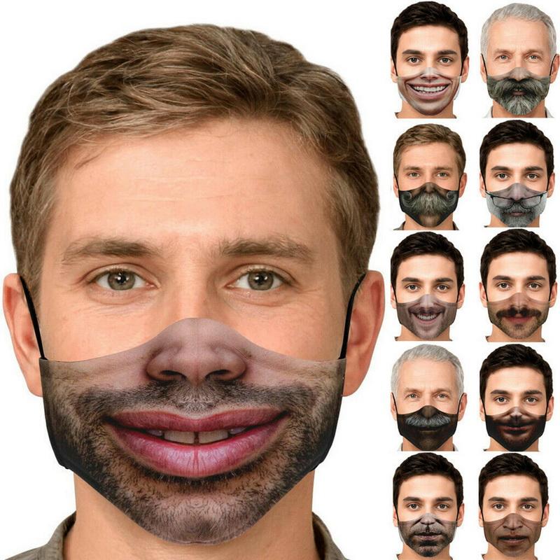 Fashion Fine Funny and Exaggerated Face Masks for Men and Women - buy ...