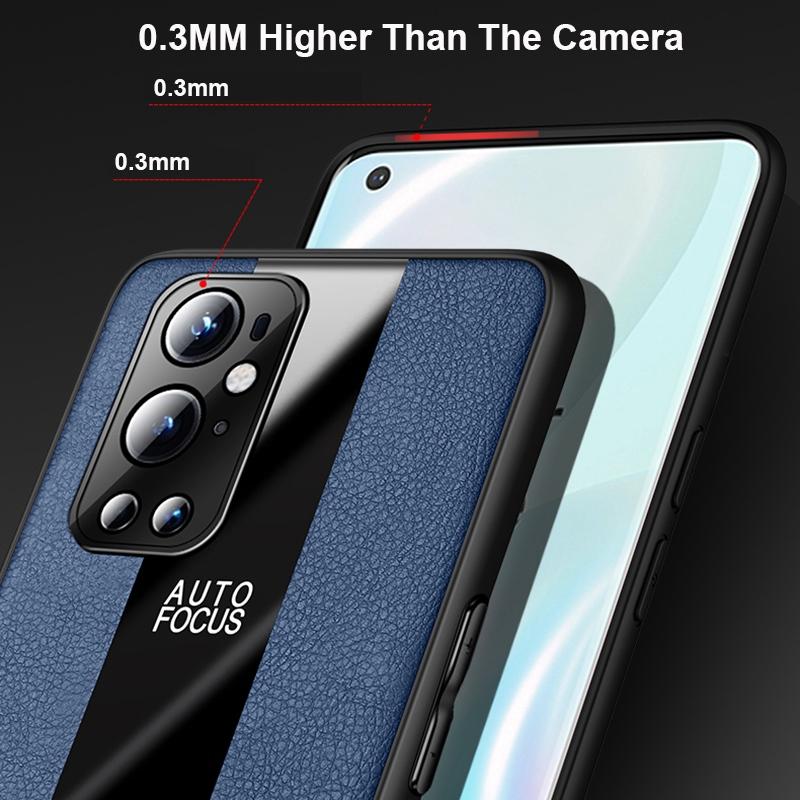 Cheap Luxury Leather Ring Holder Phone Case For OnePlus 9 Pro 9R 8T ...
