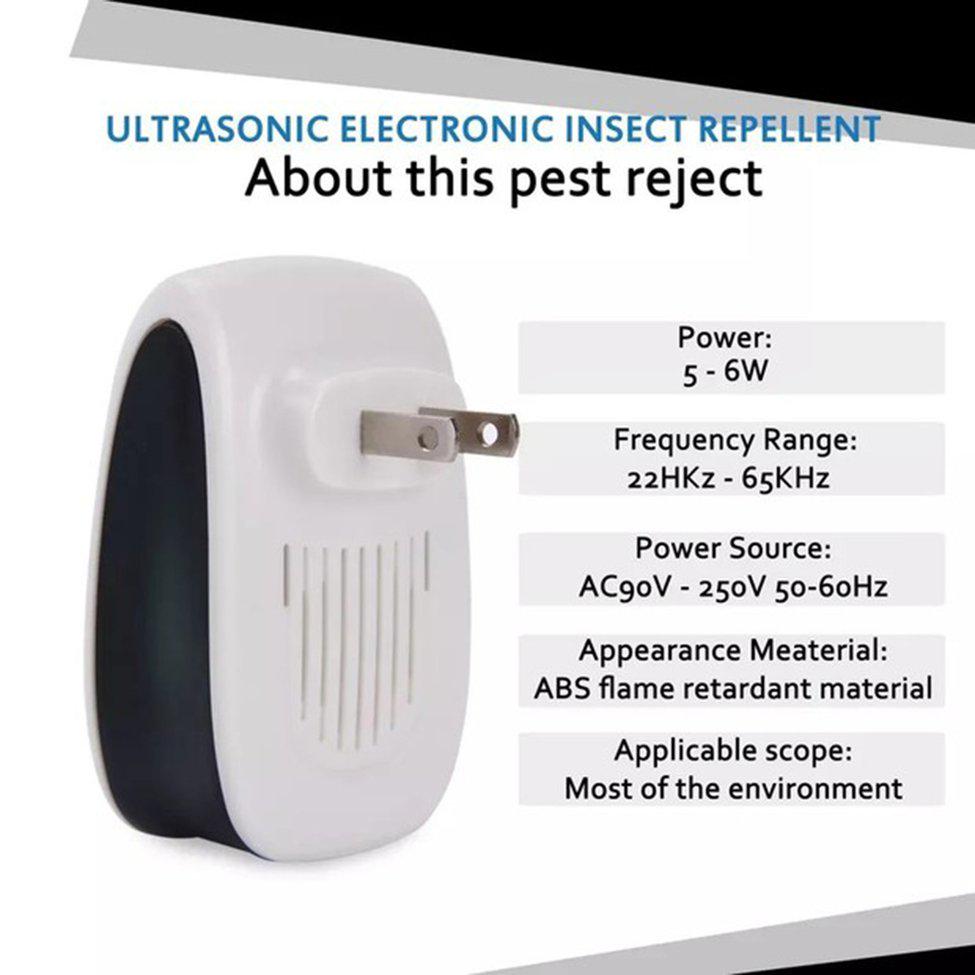 Buy Electronic Ultrasonic Mosquito Pest Repellent Rat Cockroach Insect ...