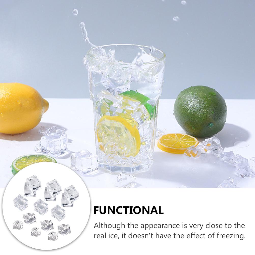 Buy Grass07220pcs Clear Decorative Photography Artificial Ice Cubes ...