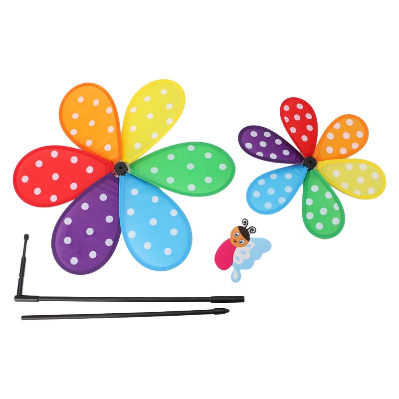 Buy Double Layer Insect Windmill Colorful Wind Spinner Kids Toy Yard ...
