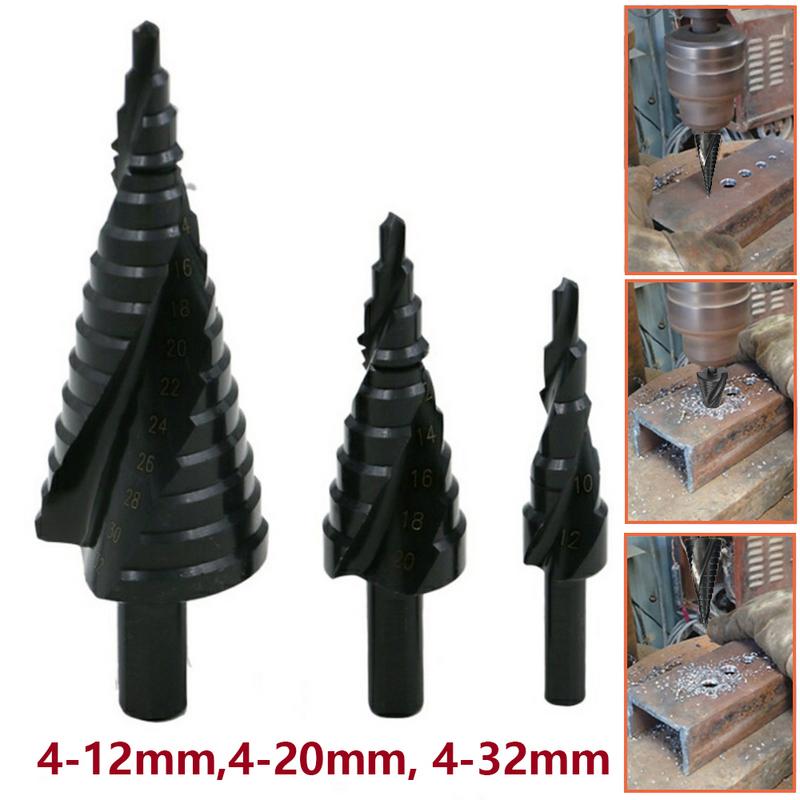 Buy Hss Cobalt Step Stepped Drill Bit Set Nitrogen High Speed Steel ...