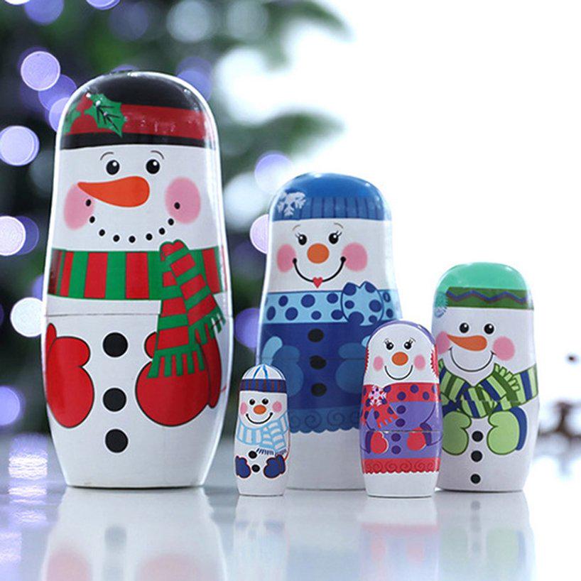 Craft Matryoshka Russian Nesting Dolls Holiday Classic Handmade Home ...