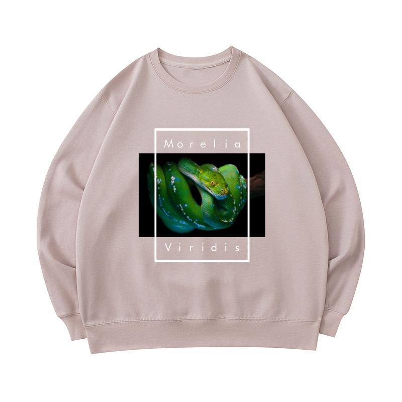 Buy Men's 300 GSM 100% Cotton Sweatshirt Morelia Viridis Green Tree ...