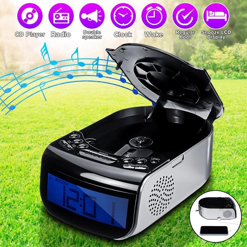 CD Clock Radio CD Player AM/FM Stereo with Digital Tuning Alarm LCD ...