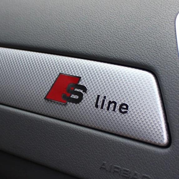 Buy 1pcs S Line Metal Car Door/window Emblem 3D Decoration Stickers ...