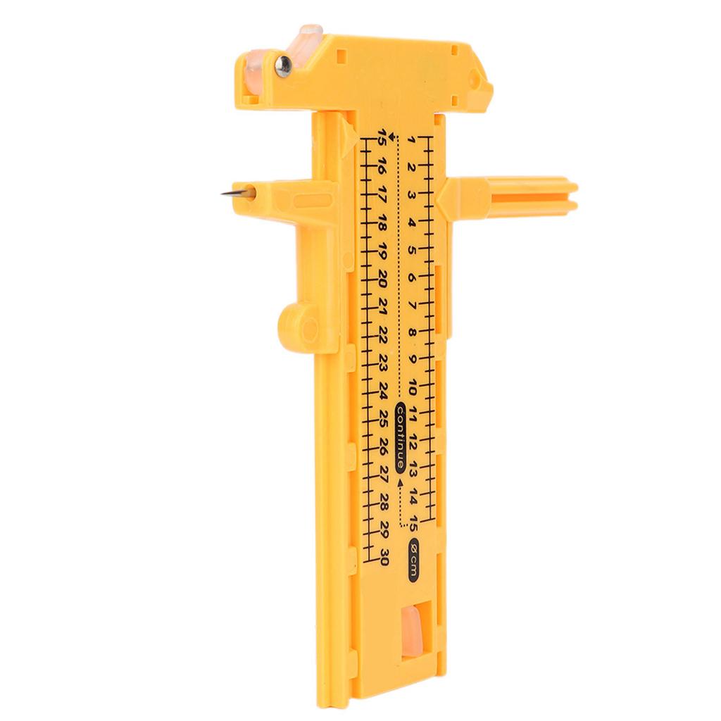 10-300mm High Quality Yellow PVC Plastic Adjustable Compasses Circle ...