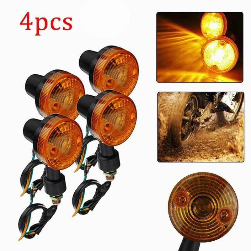 Buy Motorcycle Indicators Motorbike Universal Turn Signal Lights Bullet ...