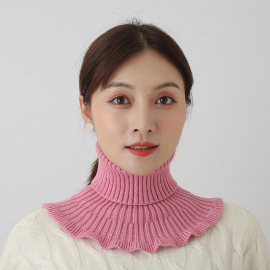 Buy Comfortable Stretchy False Collar Knitted Fabric Practical Warm ...