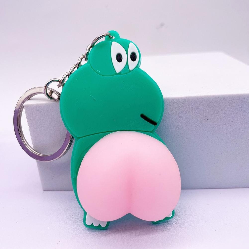 Buy Squeeze Butt Key Ring Fidget Butt Doll Cartoon Mini Keychain ...