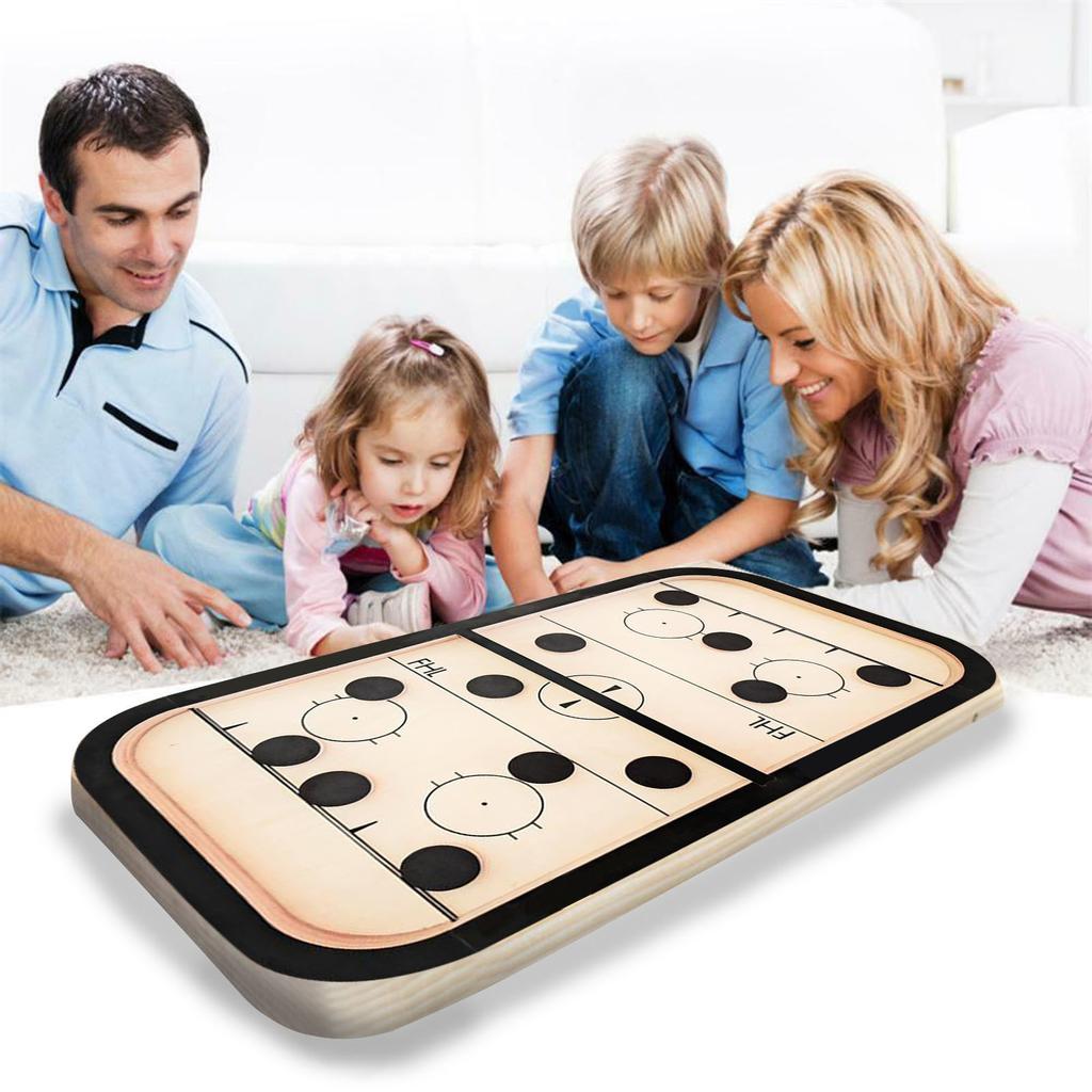 Parent-child Interactive Toy Fast Sling Puck Game Ice Hockey Games For ...