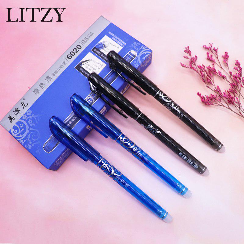 Cheap 3/6Pcs/Set 0.5mm Penl for Office Signature Erasable Gel Pen Blue ...