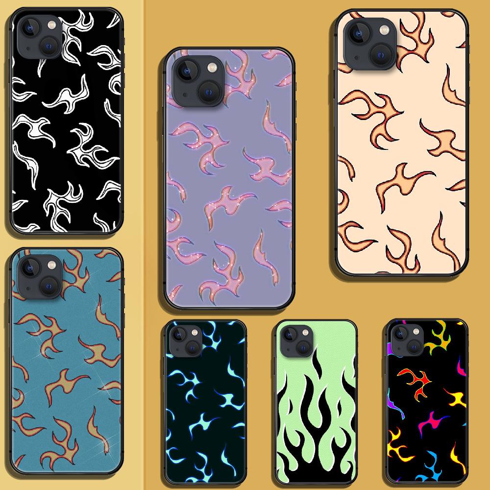 Buy Fashion Artistic Fire Phone Case Cover Cell For Iphone Samsung ...