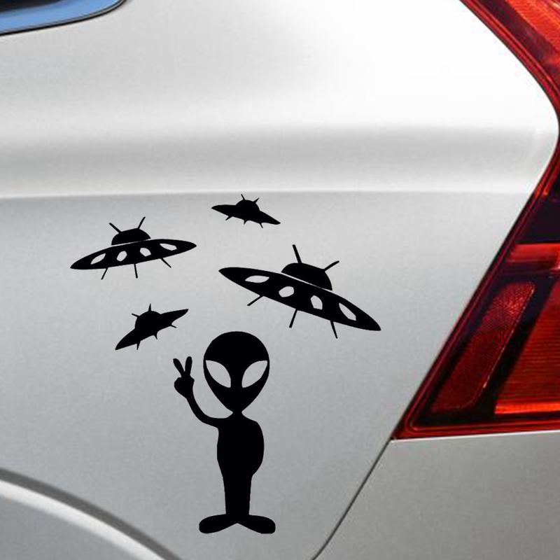 Stickers, Labels & Tags Bumper Stickers Paper & Party Supplies alien ...