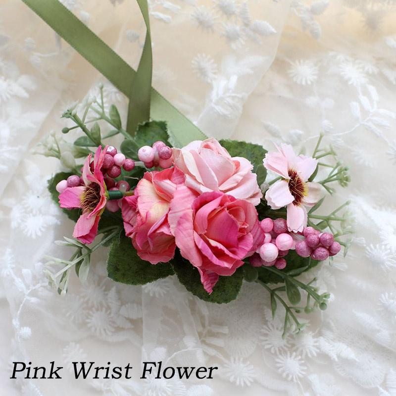 Buy Fashion Prom Pin Brooch Corsage Silk Rose Wrist Flower Boutonniere ...