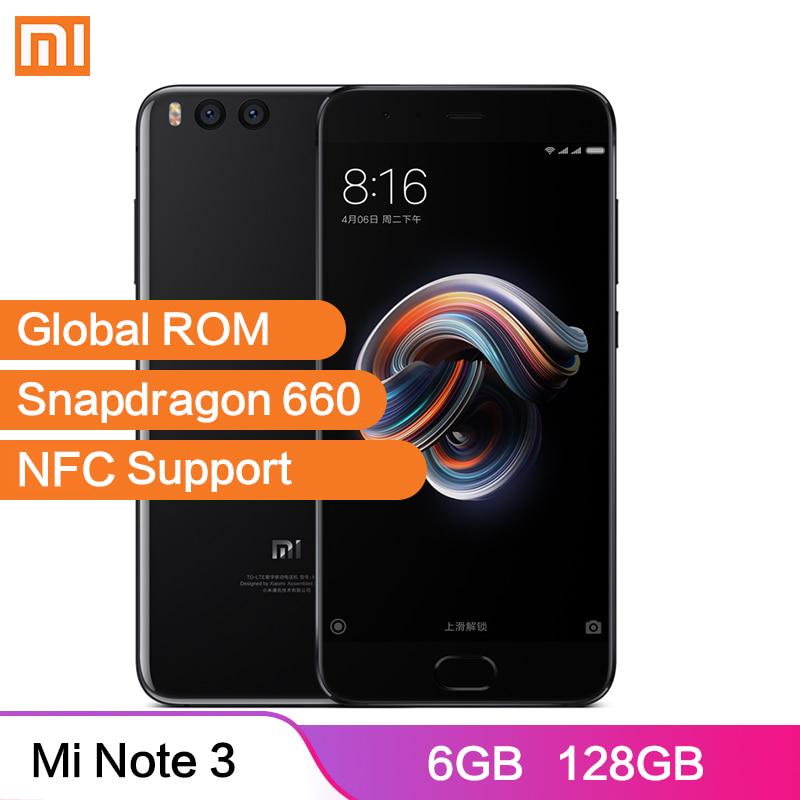 Buy Xiaomi Mi Note 3 Smartphone 6GB 128GB Snapdragon 660 NFC 12MP+12MP Dual Camera Mobile Phone ...