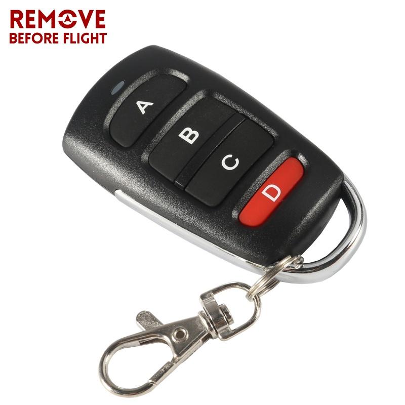 Buy 433Mhz 4 Buttons Universal Remote Control Touch Switch Copy Transmitter Cloning Key ...