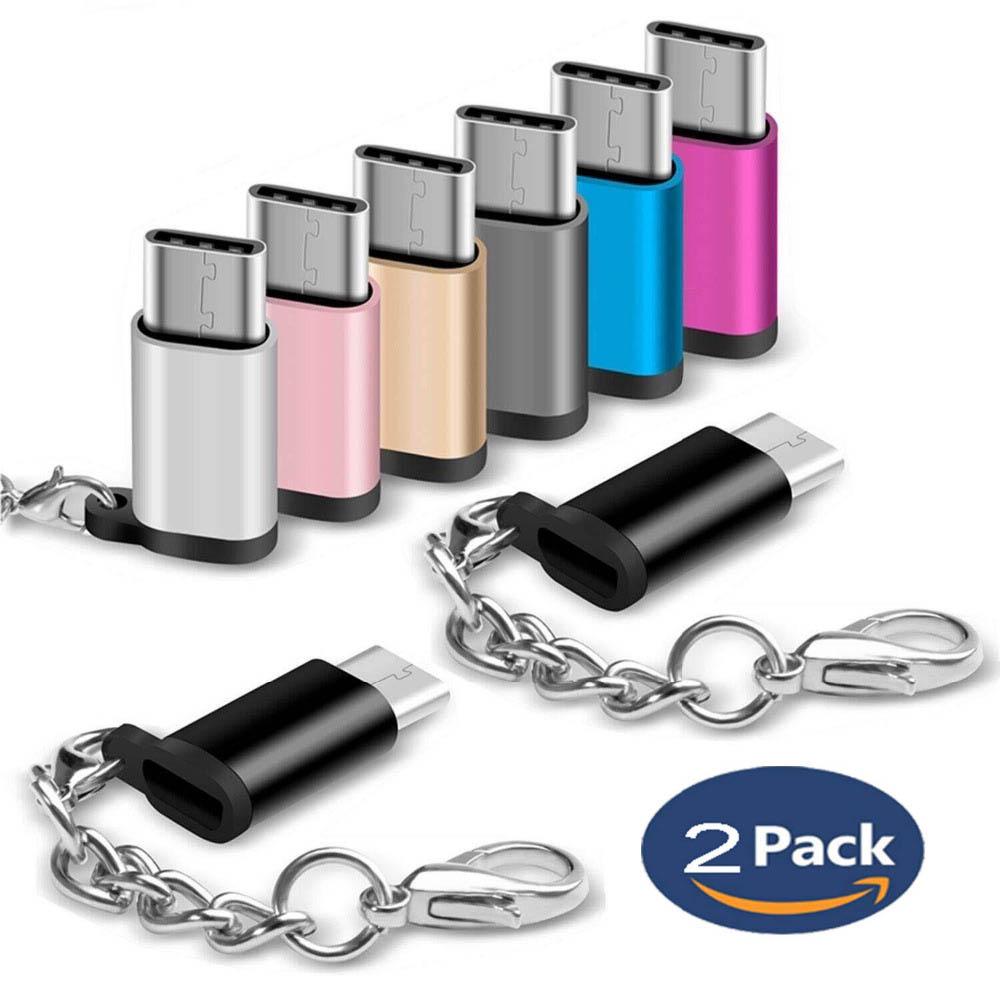 2PCS OTG Adapter For Samsung S8 S9 Huawei Mate20 X Pro P20 Micro Usb To ...