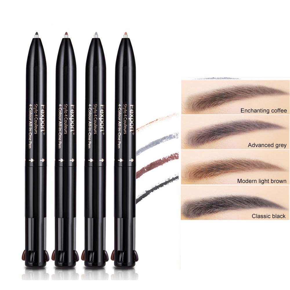 Buy 4 In 1 Multi-functional Waterproof Eyebrow Pencil Makeup Tool at ...