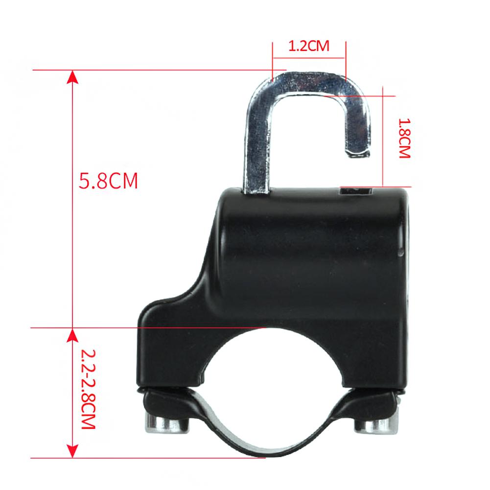 Buy Universal Motorcycle Helmet Lock Anti-Theft Helmet Security Lock ...