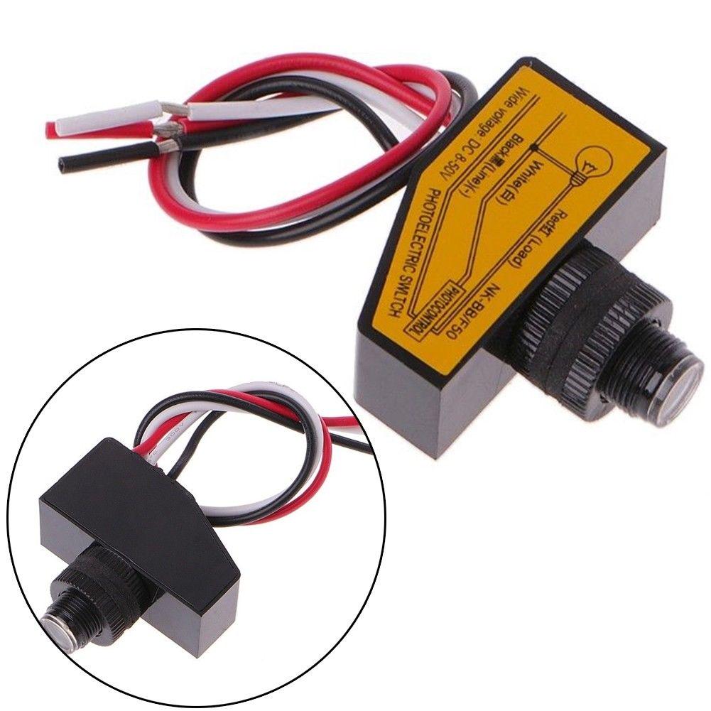 Buy DC12V 24V 36V 48V Mini Twilight Photocell Twilight Car Light Sensor ...
