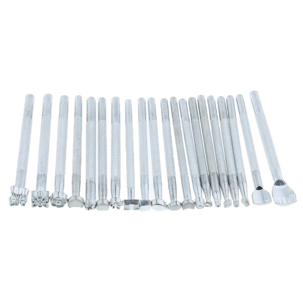 Buy 20/pack Leather Working Saddle Making Stamps Tools Set Leathercraft ...