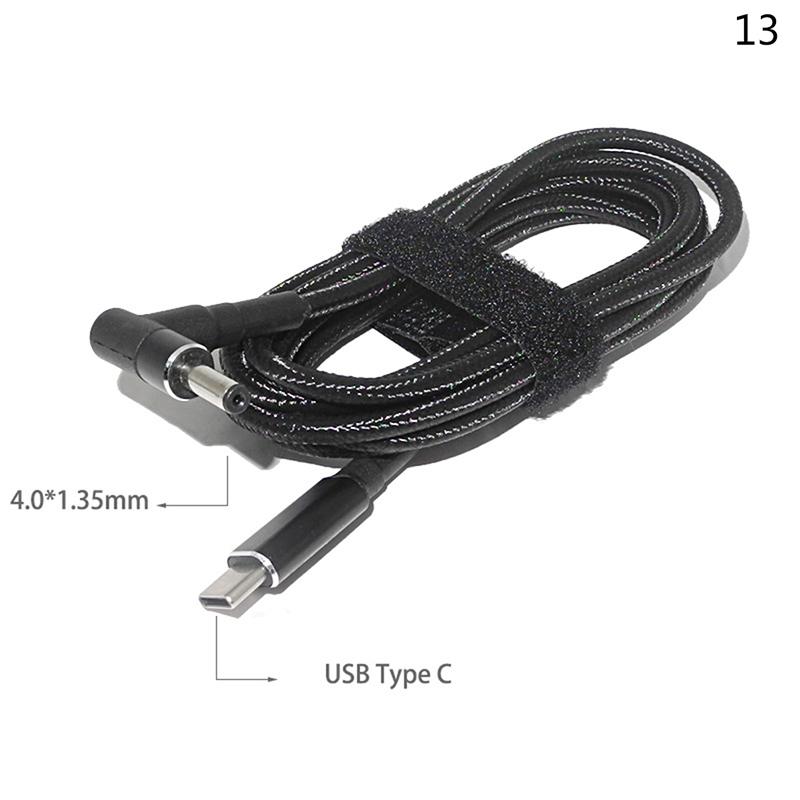 Buy 100W Type C Laptop Power Charging Cable Cord Dc Jack Plug For Hp ...