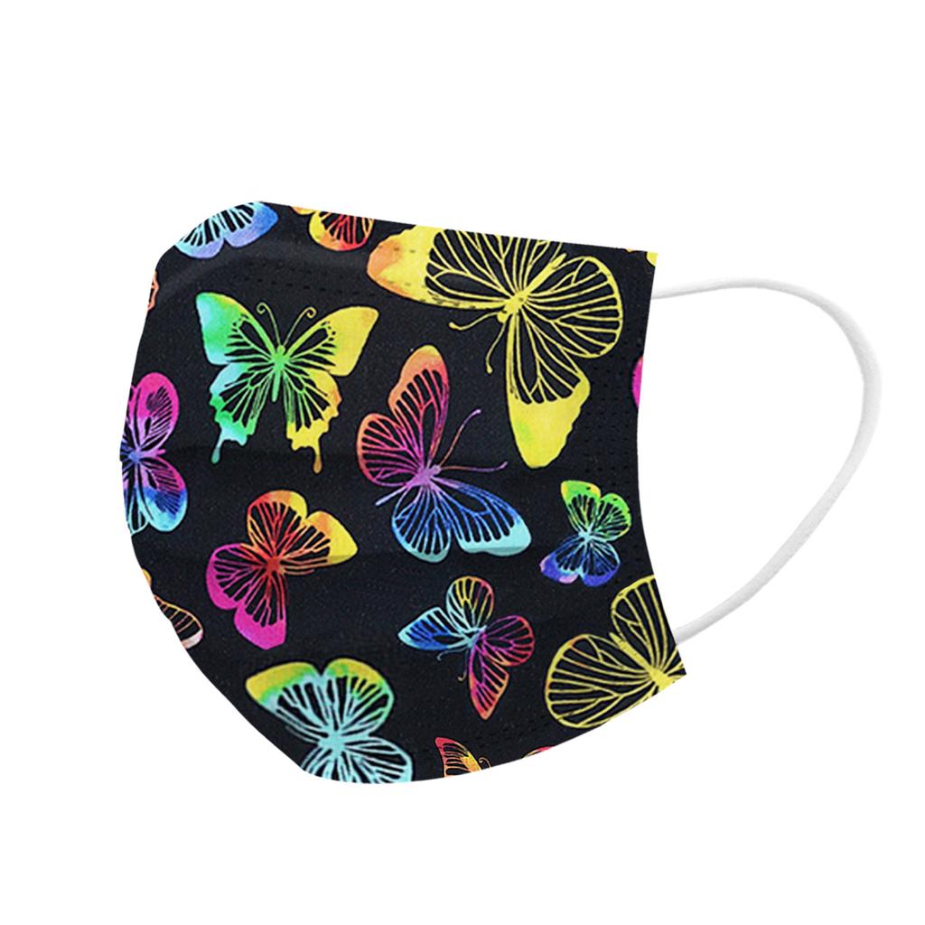 NIKI Kids Butterfly Disposable Protection Three Layer Breathable Face ...