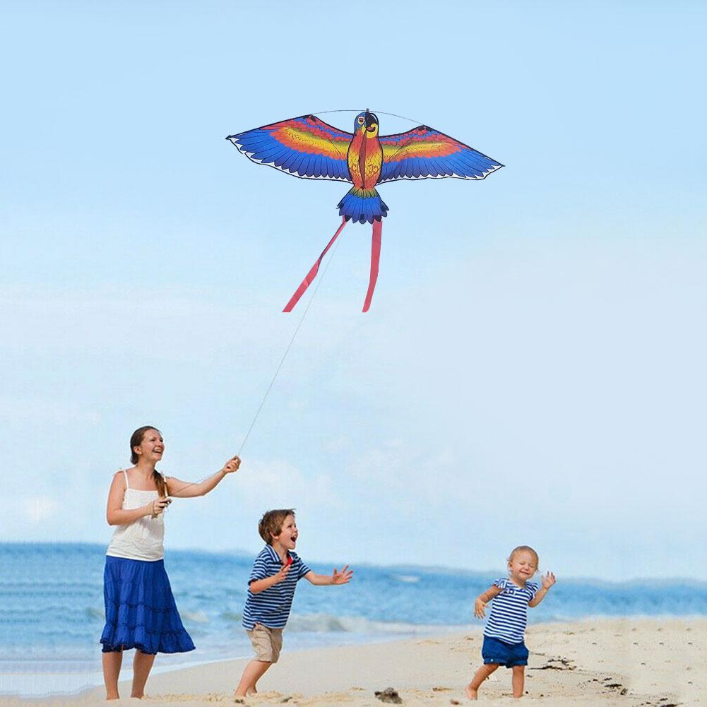 Buy Outdoor Parrot Bird Flying Toys 1.1m Cartoon Parrot Line Flying ...