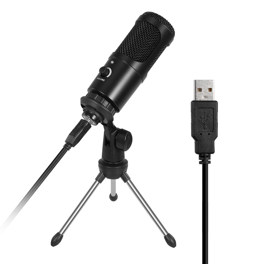 Buy Professional Studio Microphone USB Metal Condenser Recording ...