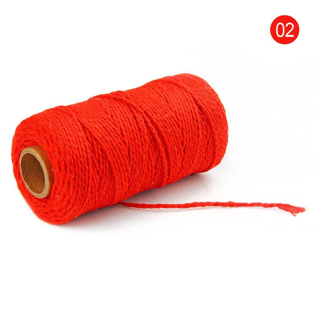 Buy 2mm Cotton Rope Twisted Cord Crafts Artisan Riband About 100m ...