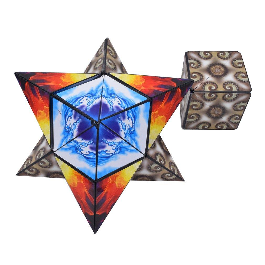 Buy Euclidean Cube 4-in-1 Geometric Magic Transforming Cubes ...
