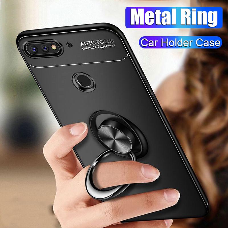 Buy Luxury Magnetic Ring Stand Case For iPhone Samsung Huawei Honor ...