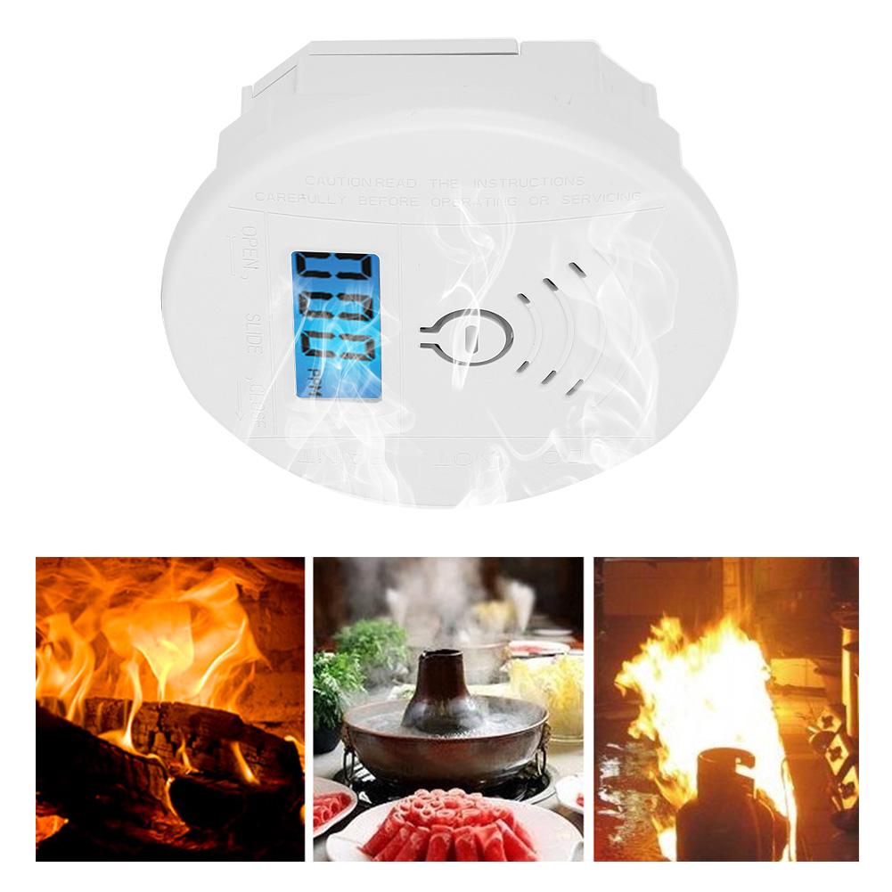 Buy Mini Round CO Sensor Carbon Monoxide 360 Degree Detector Poisoning ...