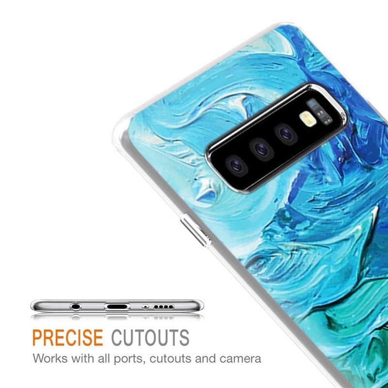 Luxury Marbled Soft Phone Case for Samsung Galaxy S10 Plus Cases S10lite S10e Back Bags Cover ...