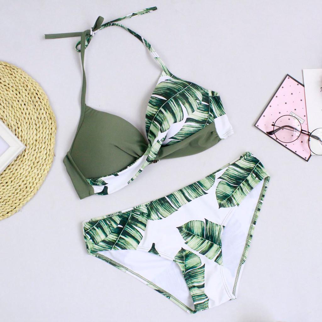 Womens Padded Push up Bra Bikini Set Swimsuit Bathing Suit Swimwear ...