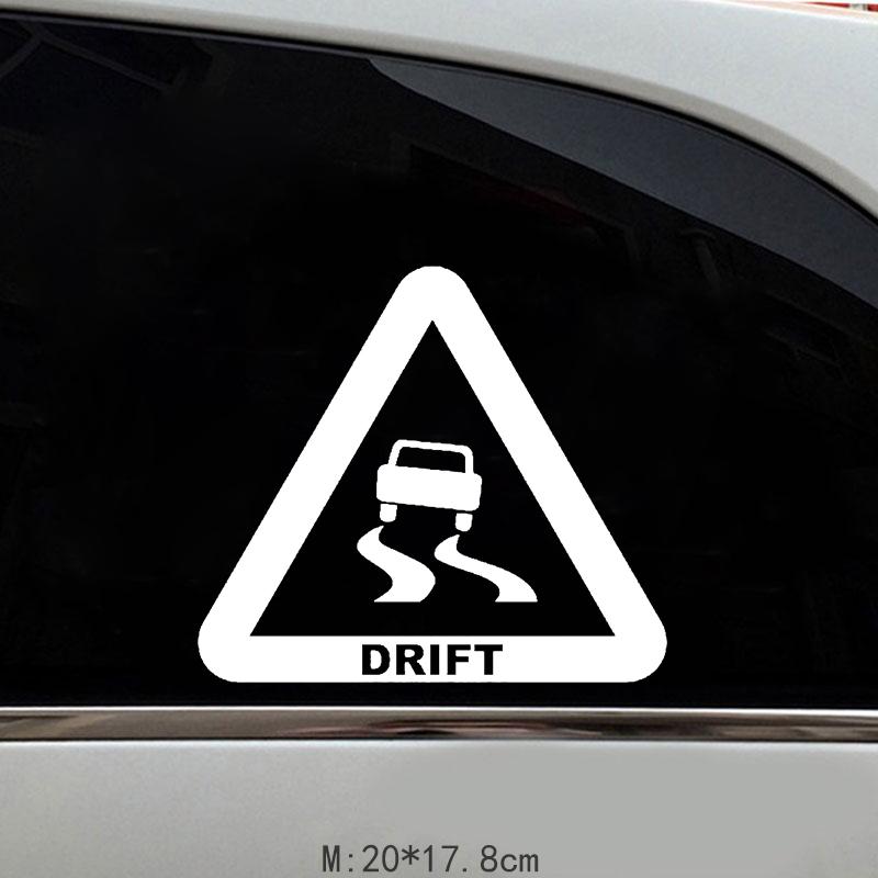 Buy Metvi Drift Warn Stickers For Car Vinyl Sticker Auto Decor ...
