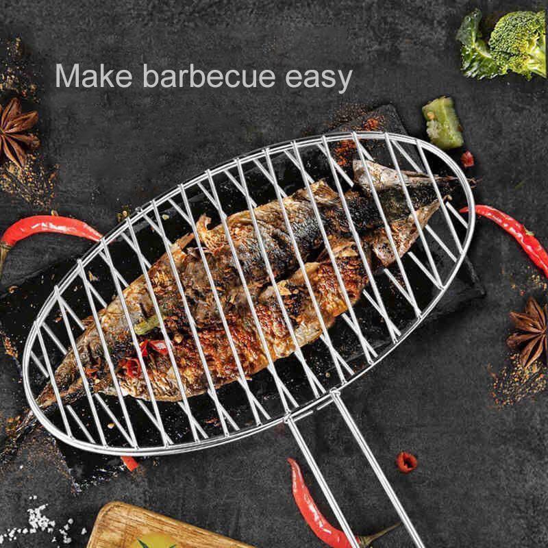 💰Köp billigt online Grill Basket Non-Stick Barbecue Basket Heavy Duty ...