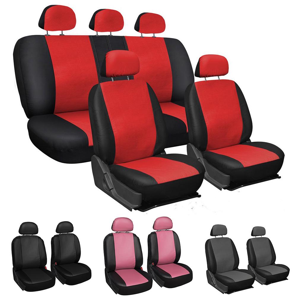 Buy Cars Auto Parts Cushions Seat Rear Front Auto Headrest Covers Set ...