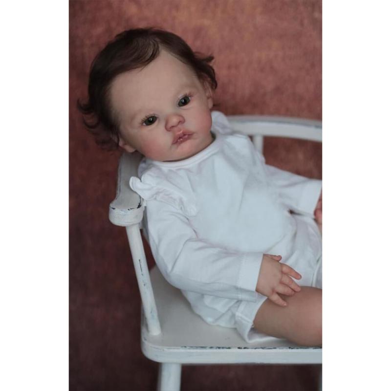 Cheap 49cm Realistic Simulated Baby Rebirth Toddler Meadow 3D Skin ...